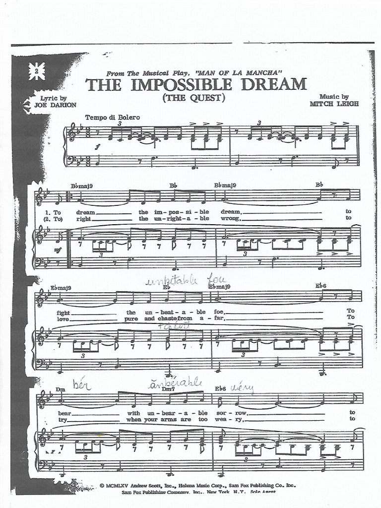 The Impossible Dream | PDF