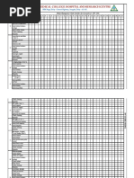 FORMATTED ICU Monitoring Chart | PDF | Physiology | Medicine