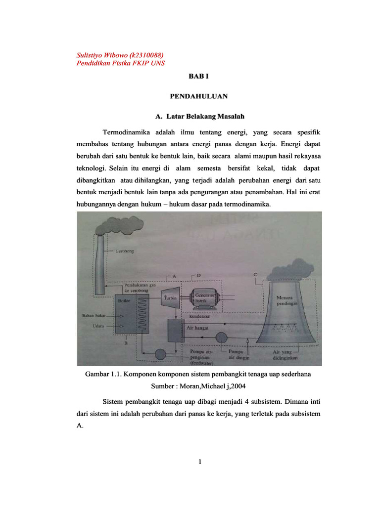 (123dok - Com) Makalah Siklus Rankine Dalam Sistem Pembangkit Tenaga Uap | PDF