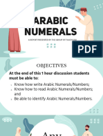 Arabic Numbers 1 to 100 Guide | PDF