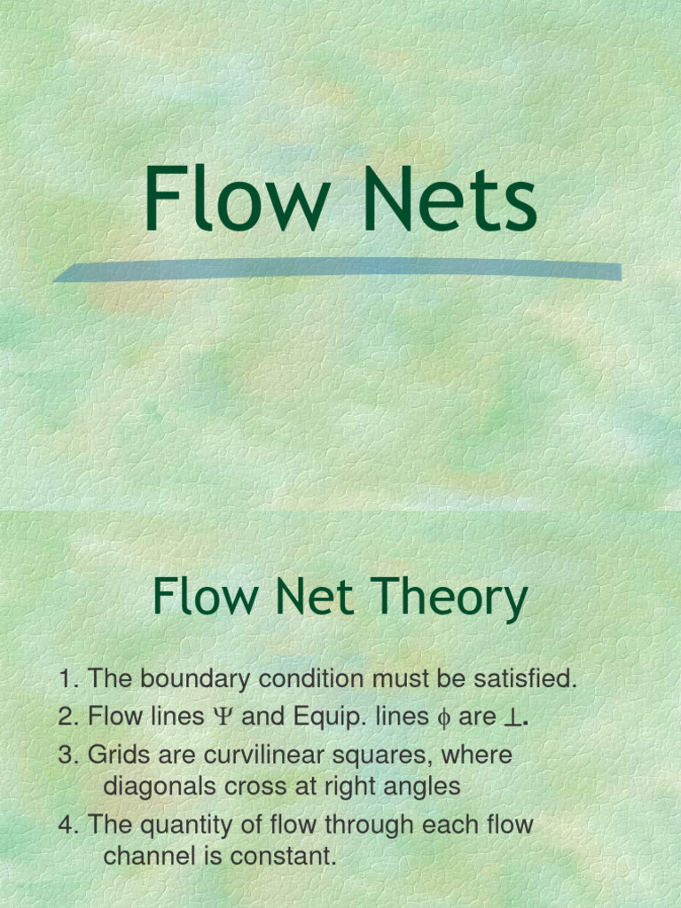 Flownets | PDF | Soil Mechanics | Dam