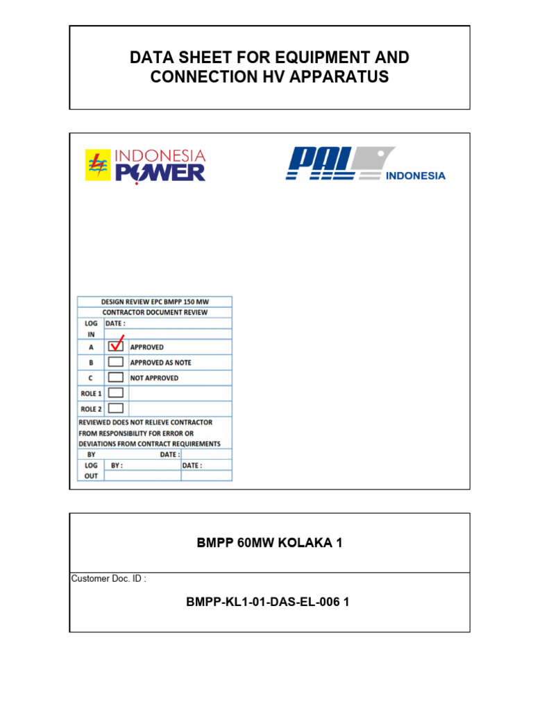 BMPP-KL1-01-DAS-EL-006-Rev.1-Datasheet CSE | Download Free PDF | Insulator (Electricity ...