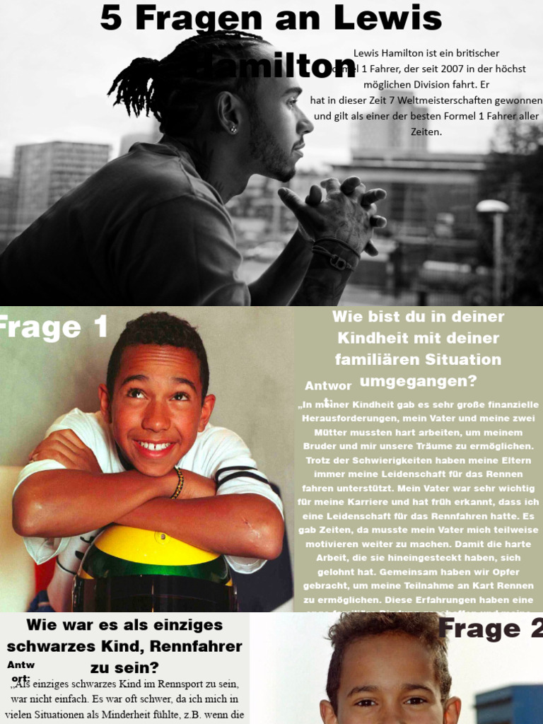 5 Fragen An Lewis Hamilton | PDF