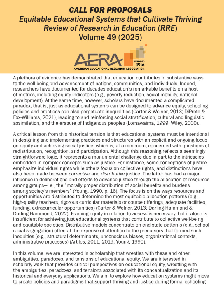 RRE 2025 CallForProposals | PDF | Interdisciplinarity | Justice