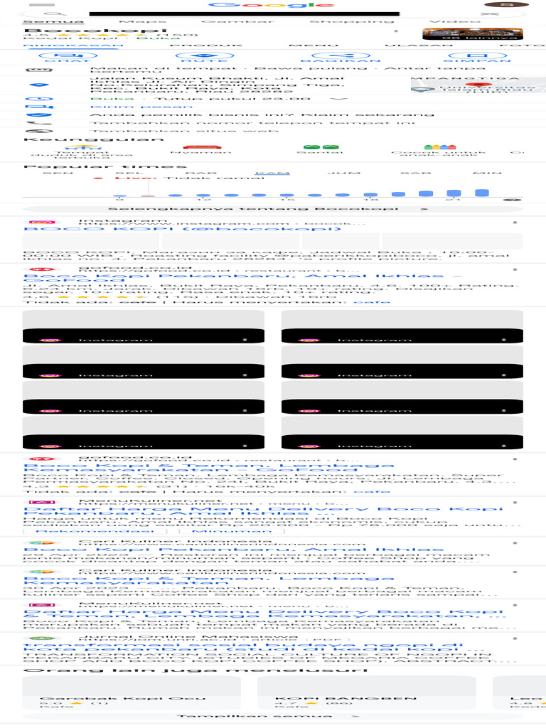 "Boco Kopi Pekanbaru: Kedai Kopi Populer" | PDF