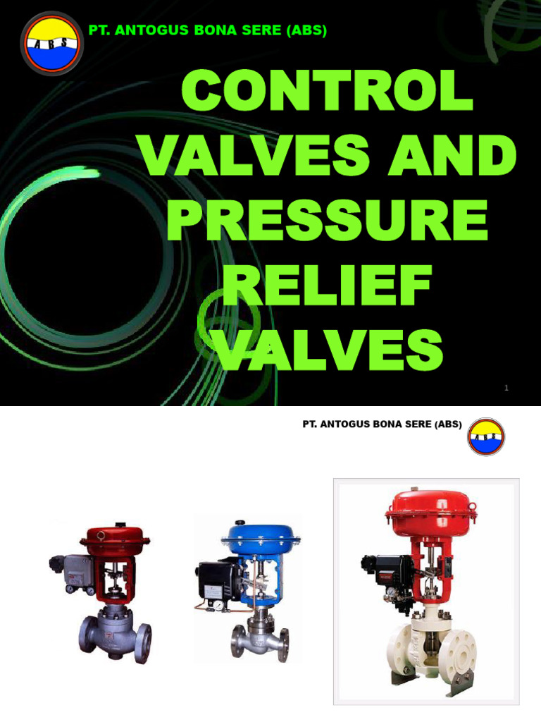 Control and Pressure Relief Valves Guide | PDF