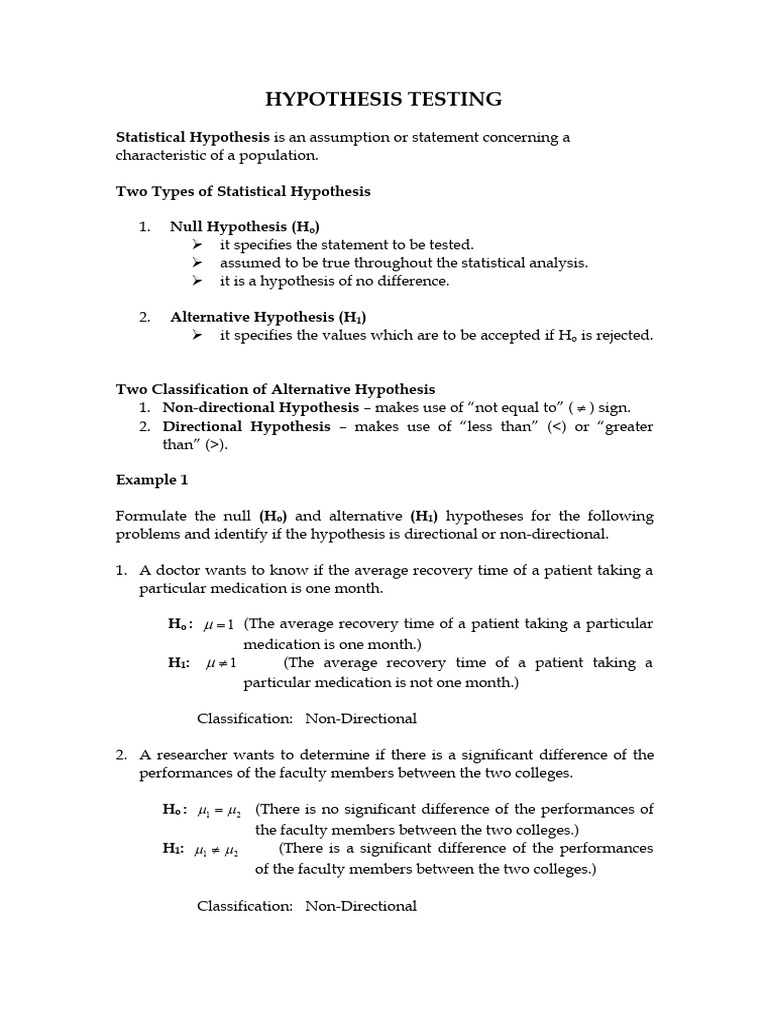 Module-9-Hypothesis-Testing | PDF
