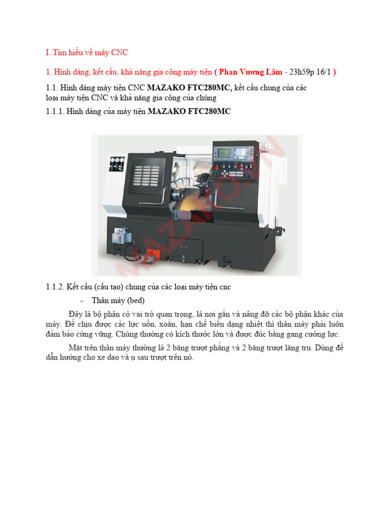 BTN1 Nhóm6 May CNC Ao | PDF