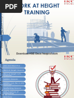 Work at Height Rescue Plan Guide | PDF | Injury | Risk