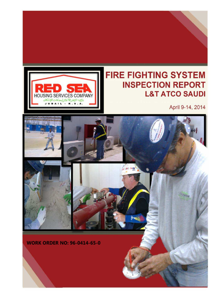 Fire Fighting System Inspection Report | PDF | Safety | Fires