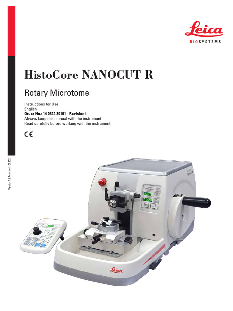 HistoCore NANOCUT R IFU 1v6i en | PDF | Knife | Blade