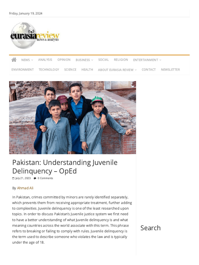 Pakistan - Understanding Juvenile Delinquency | PDF | Juvenile ... Pakistan - Understanding Juvenile Delinquency | PDF | Juvenile ...
