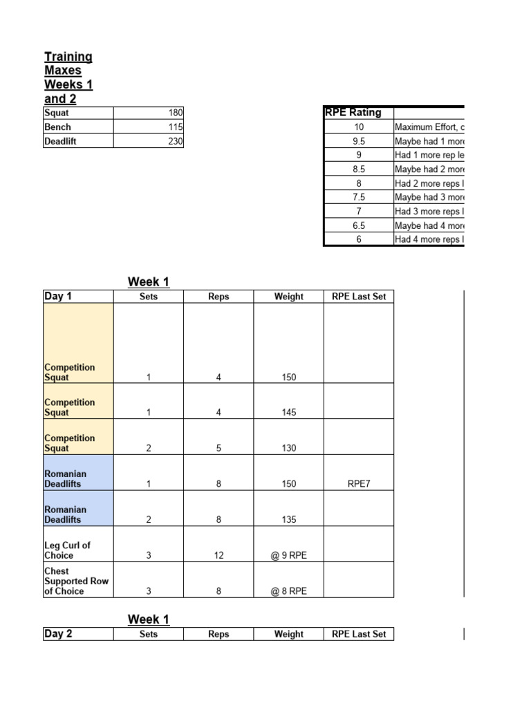 PRS Exercise Program Overview | PDF | Physical Fitness | Individual Sports