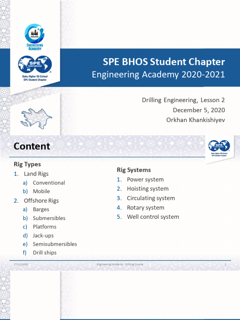 Drilling Rigs and Rig Systems | PDF