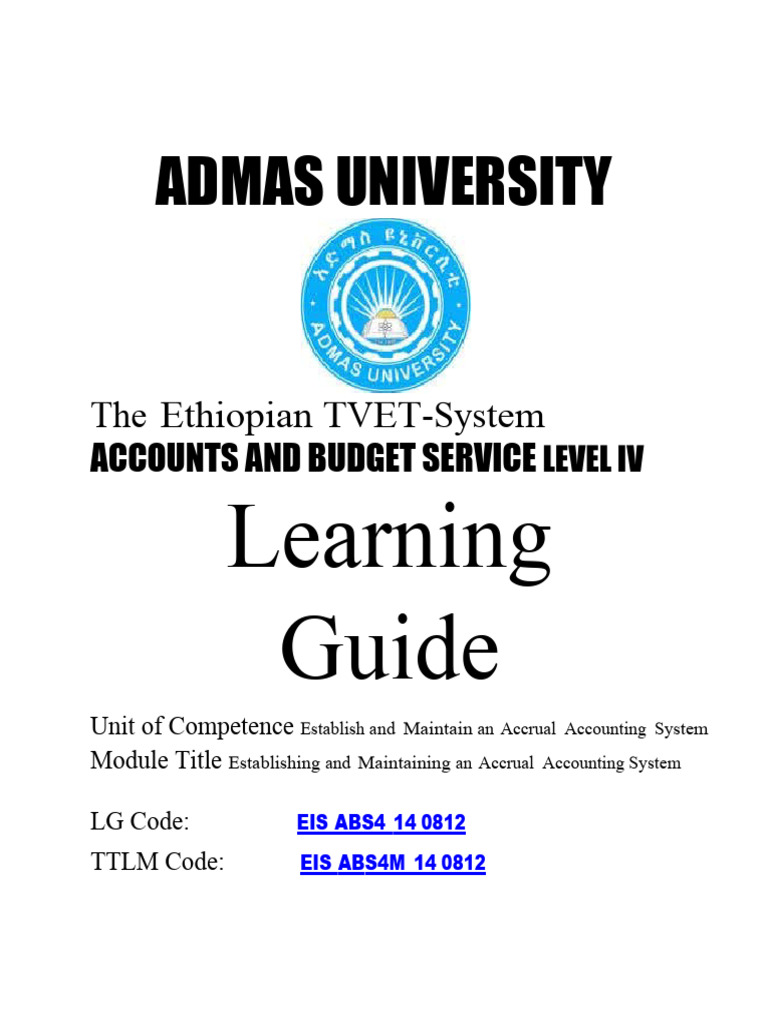 Establish and Maintain Accural Accounting System | Download Free PDF ...
