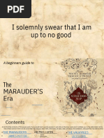 Guide To The Marauders Era | PDF | Fictional Universes | Harry Potter