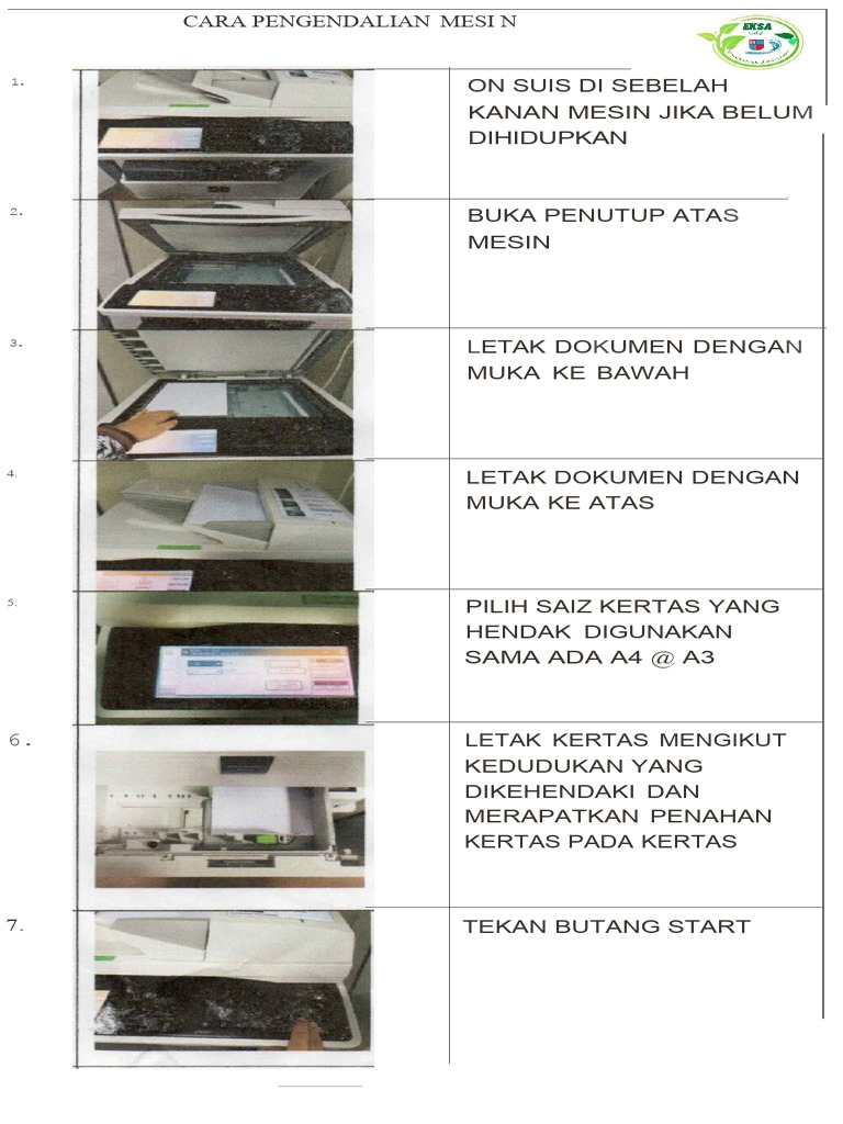 Pengendalian Mesin Fotostat | PDF