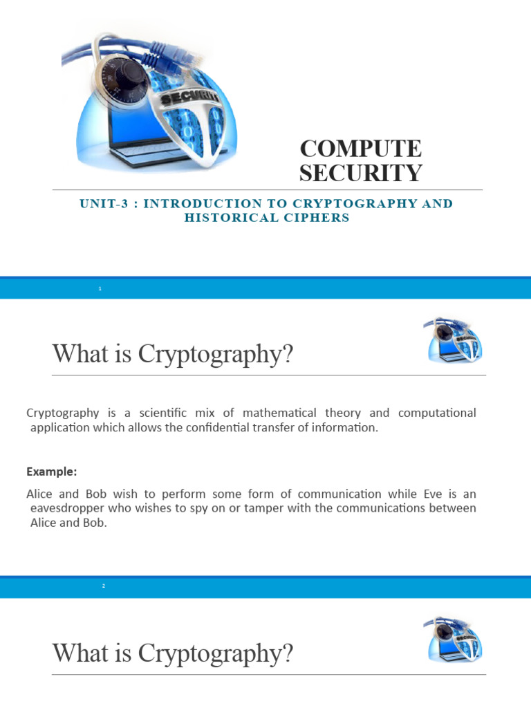 Unit 3 | PDF | Cipher | Cryptography