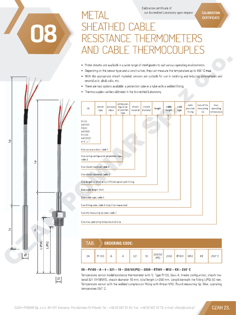 Temperature Sensor For Thyristor Bridge | PDF