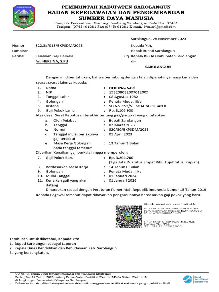 SK KGB Januari 2024 | PDF