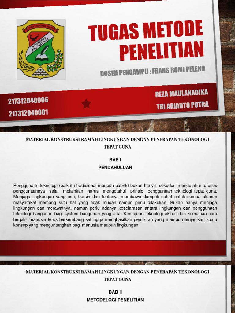 Tugas Metode Penelitian Arsitek Heritage | PDF