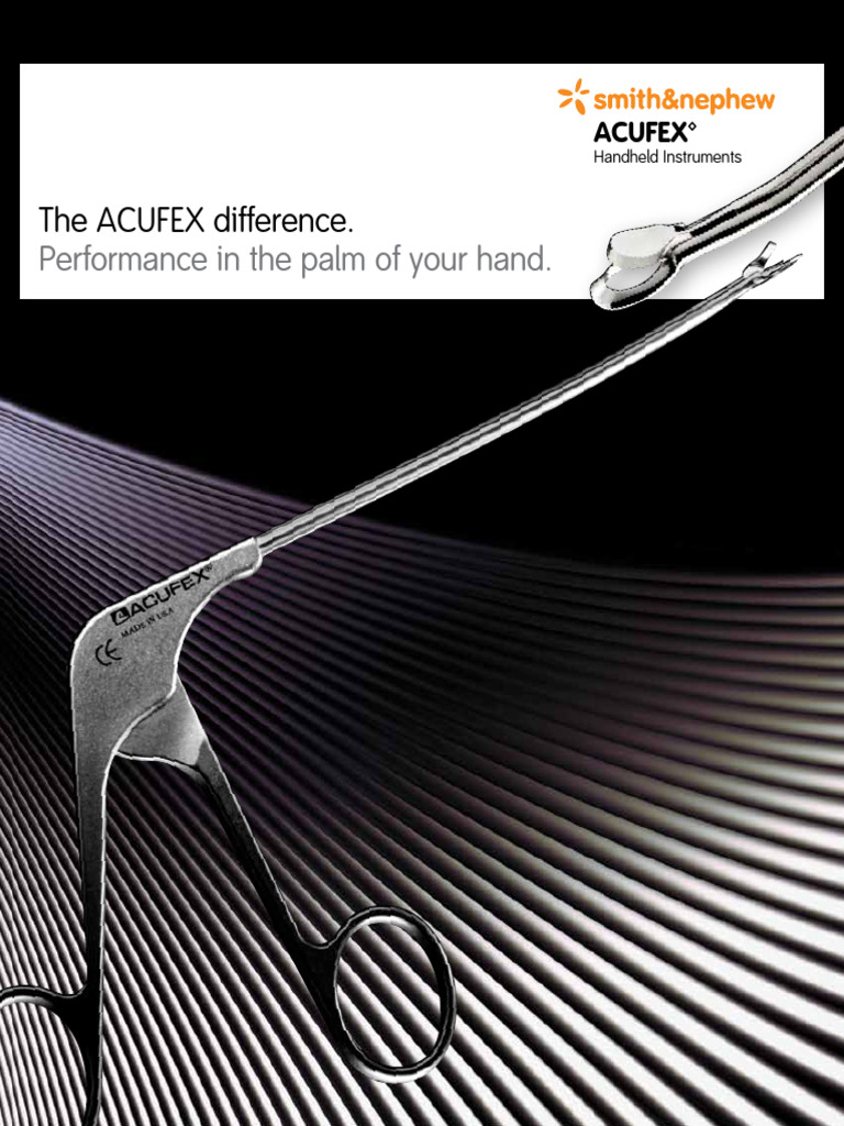 Brochure Acufex | PDF | Knife | Knee