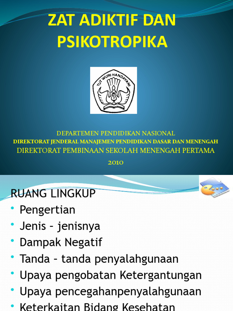Zat Adiktif Dan Psikotropika | PDF