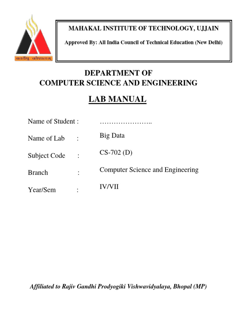 BigData Labmanual | PDF