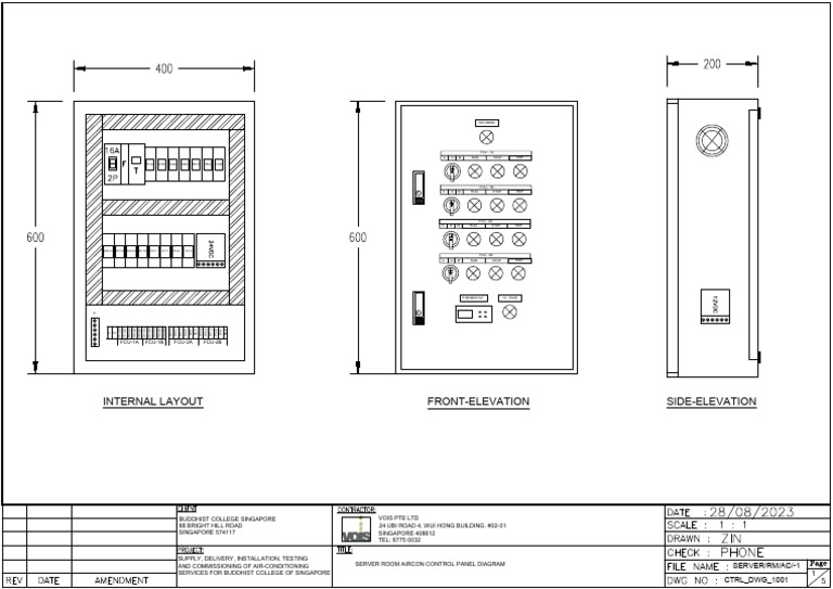 Control DWG-PAGE 01 | PDF