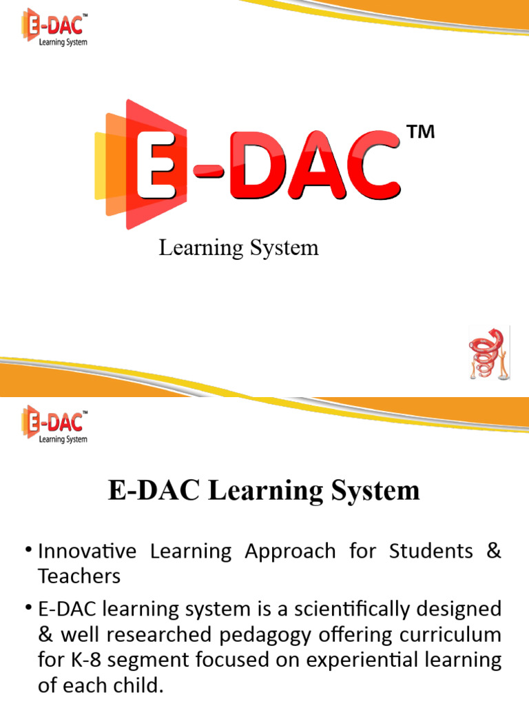 E DAC Presentation | PDF | Lesson Plan | Learning