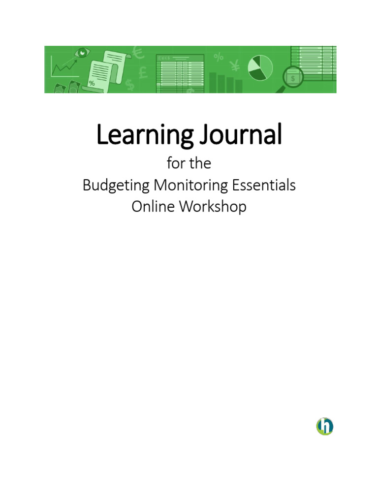 Budgeting Monitoring Online Workshop Learning Journal | PDF | Budget ...