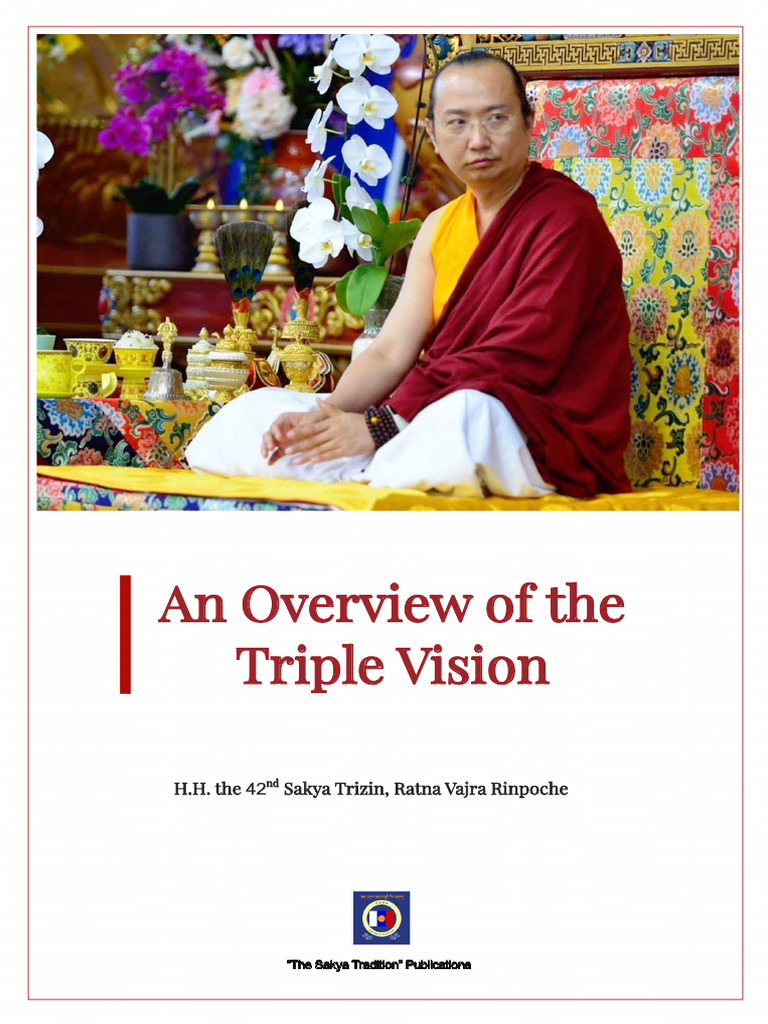 An Overview of The Triple Vision | PDF | Bodhisattva | Mahayana
