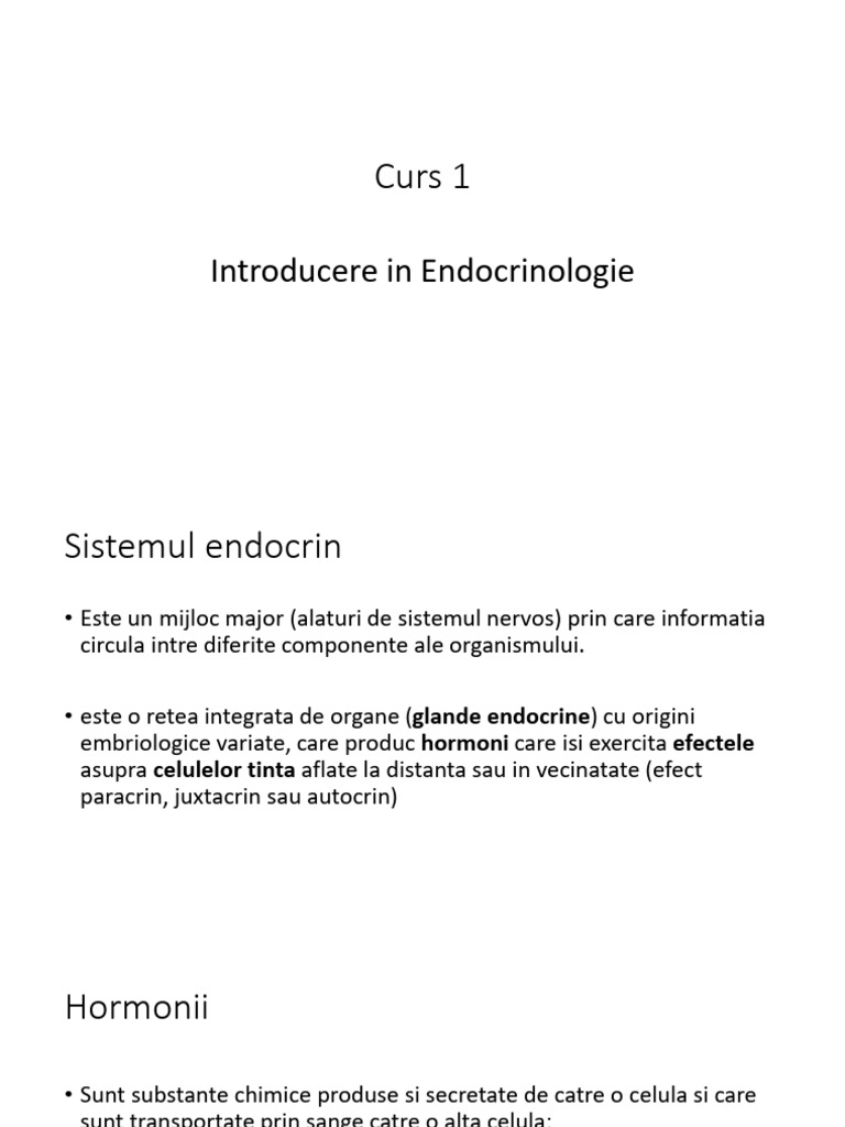 Cursuri Endocrine 10 | PDF