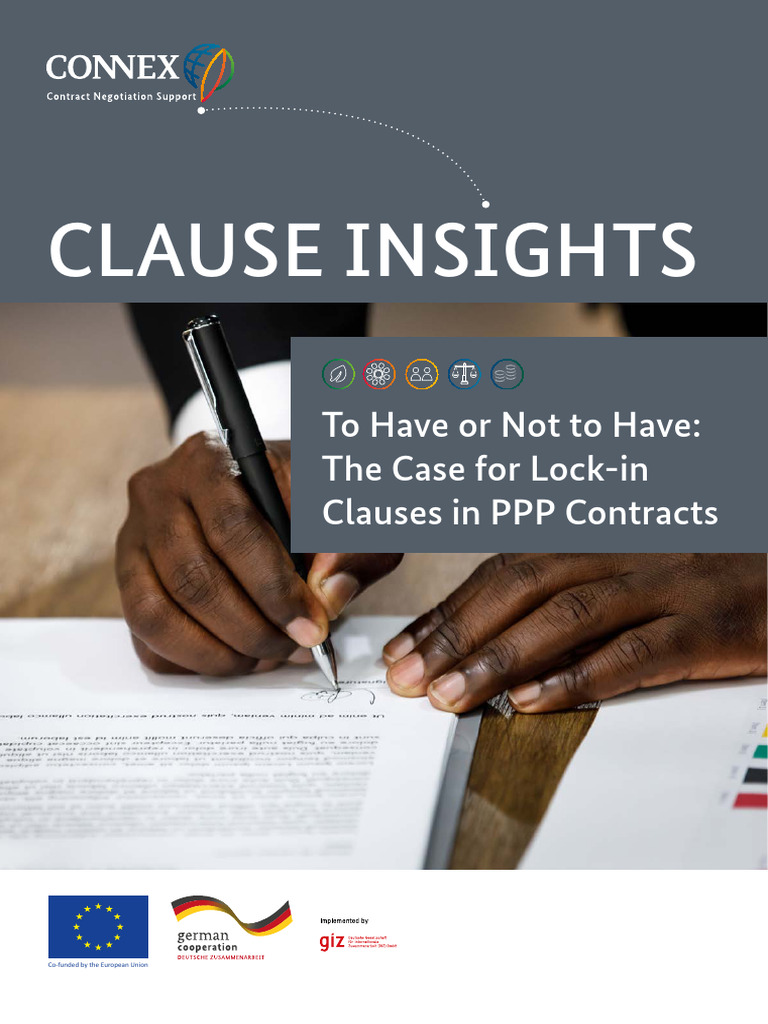 CONNEX ClauseInsights Lock-In Clauses 2023 | PDF | Public–Private ...