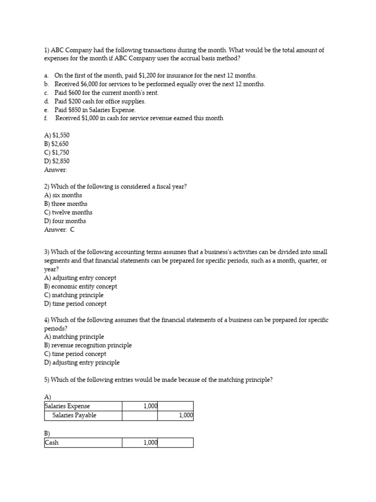 Chapter 3 Review PDF | Download Free PDF | Depreciation | Book Value