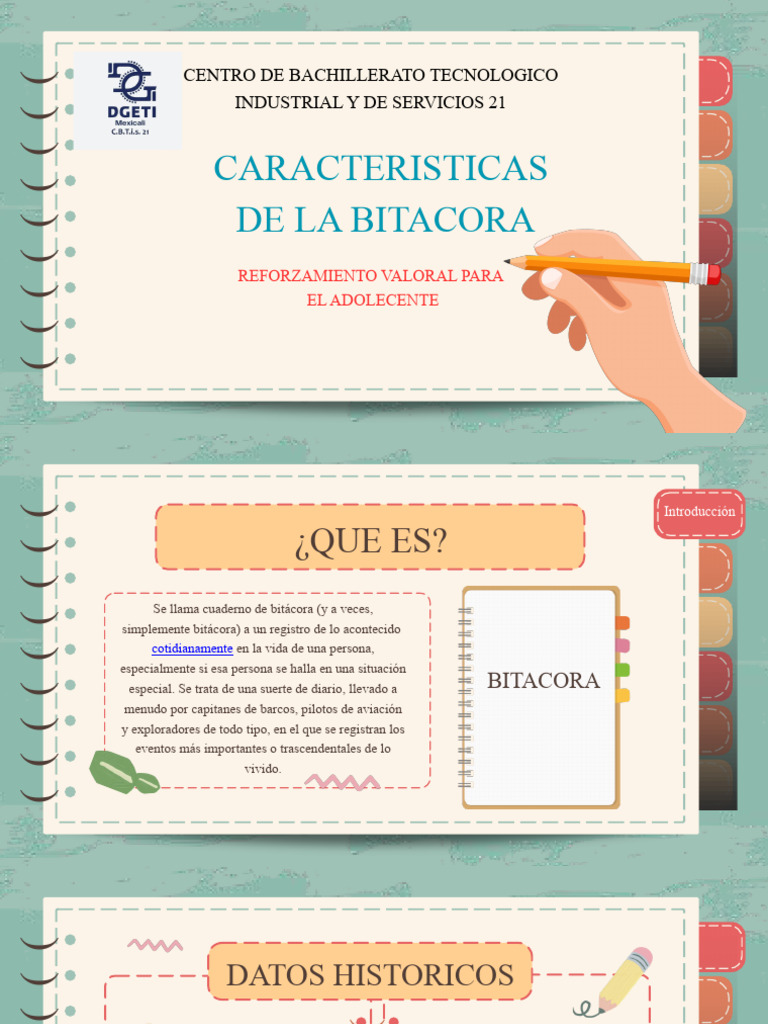 Que Es Una Bitacora Cbtis 21 | PDF