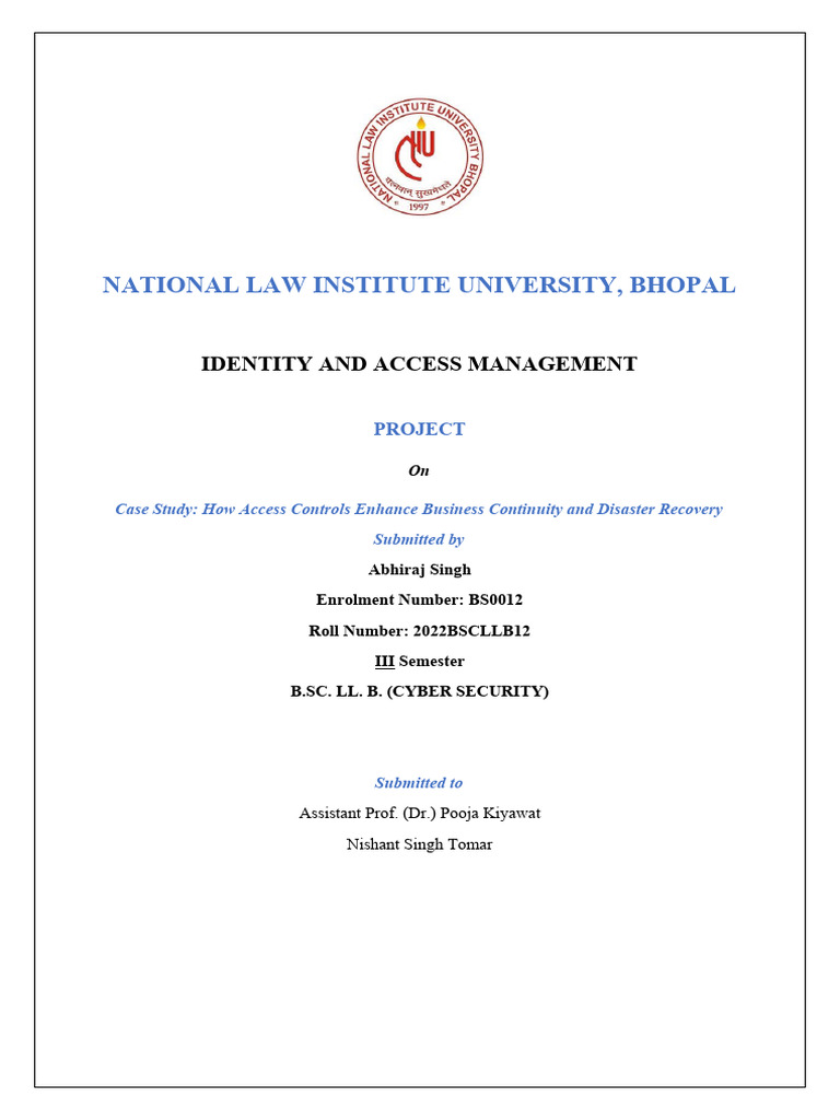 Case Study: How Access Controls Enhance Business Continuity and ...