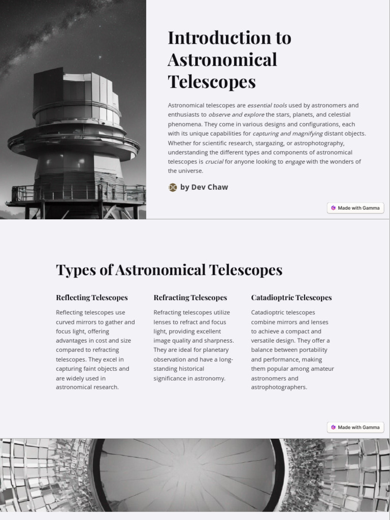 Telescope | PDF | Telescope | Astronomy