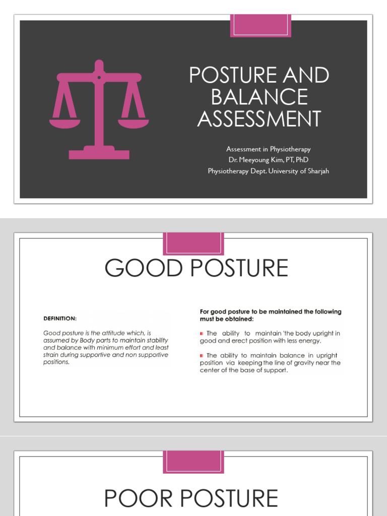 9 Posture and Balance | PDF