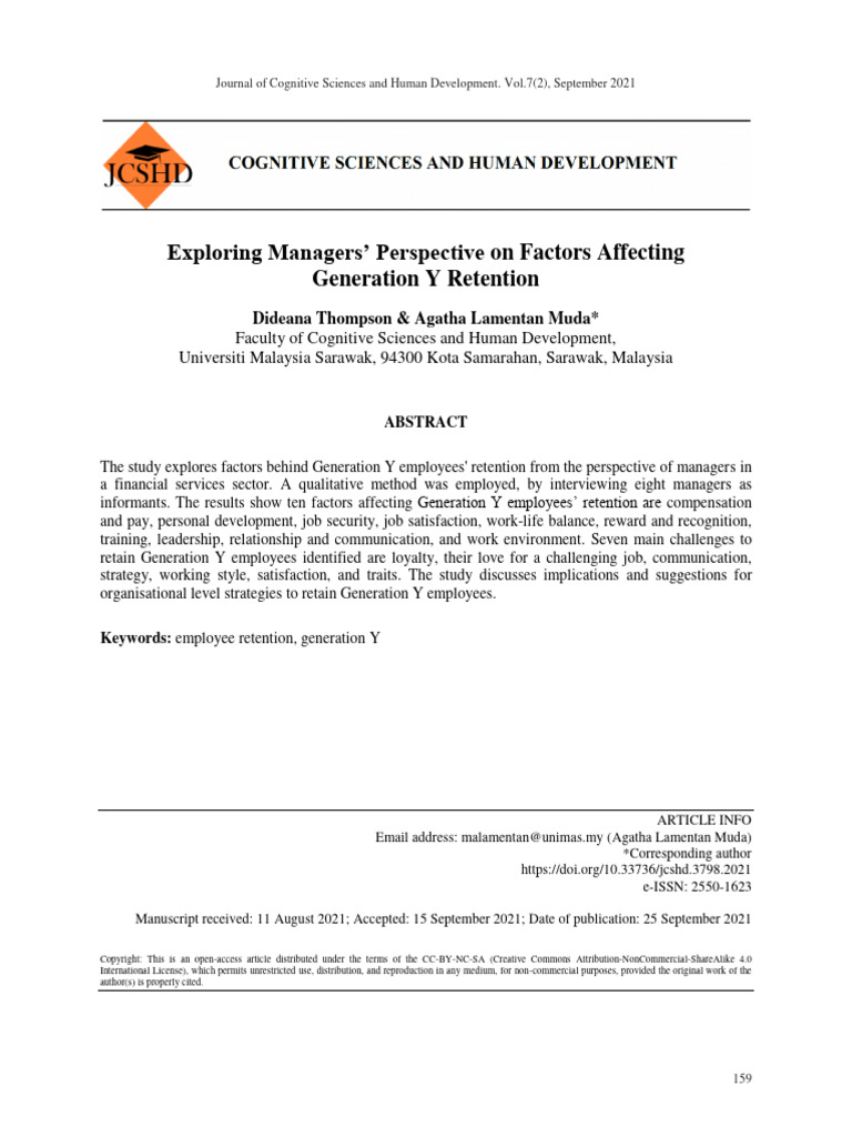 Exploring Managers' Perspective On Factors Affecting | PDF | Employee ...