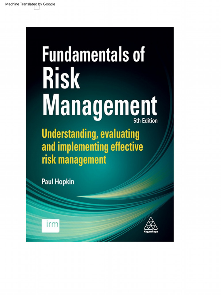 Risk Management (Translate) | PDF