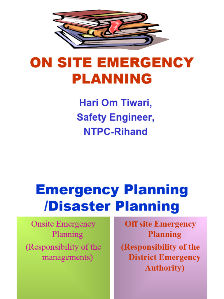 On Site Emergency Planning (English) | PDF