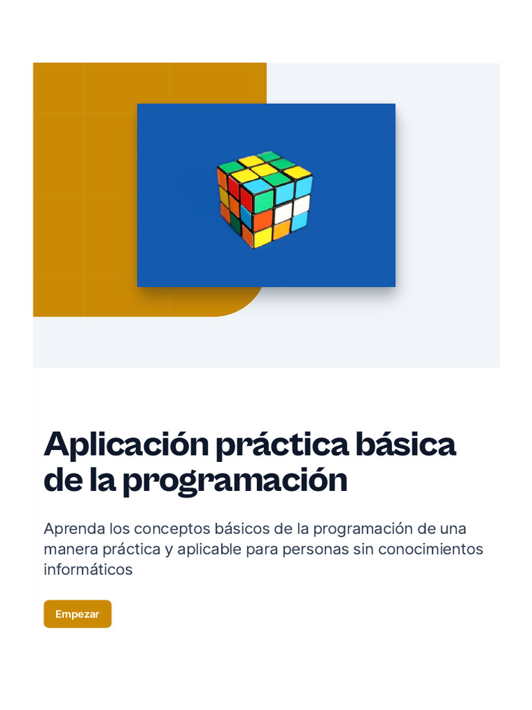 Aplicacion Practica Basica de La Programacion | PDF | Programación de computadoras | Algoritmos