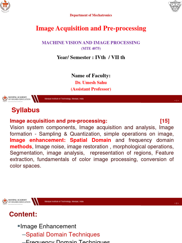 L2 Image Enhancement Spatial Domain | PDF | Digital Signal Processing | Computer Vision