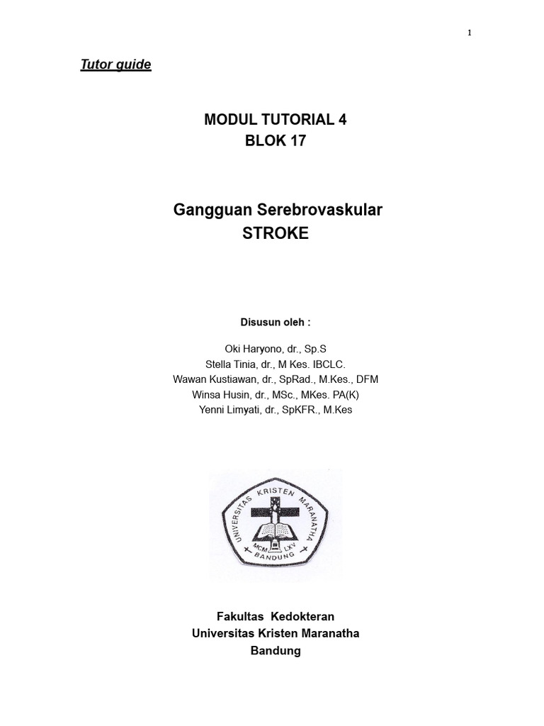 MODUL 4 STROKE BLOK 17 - 2021doc - 230912 - 223057 | PDF