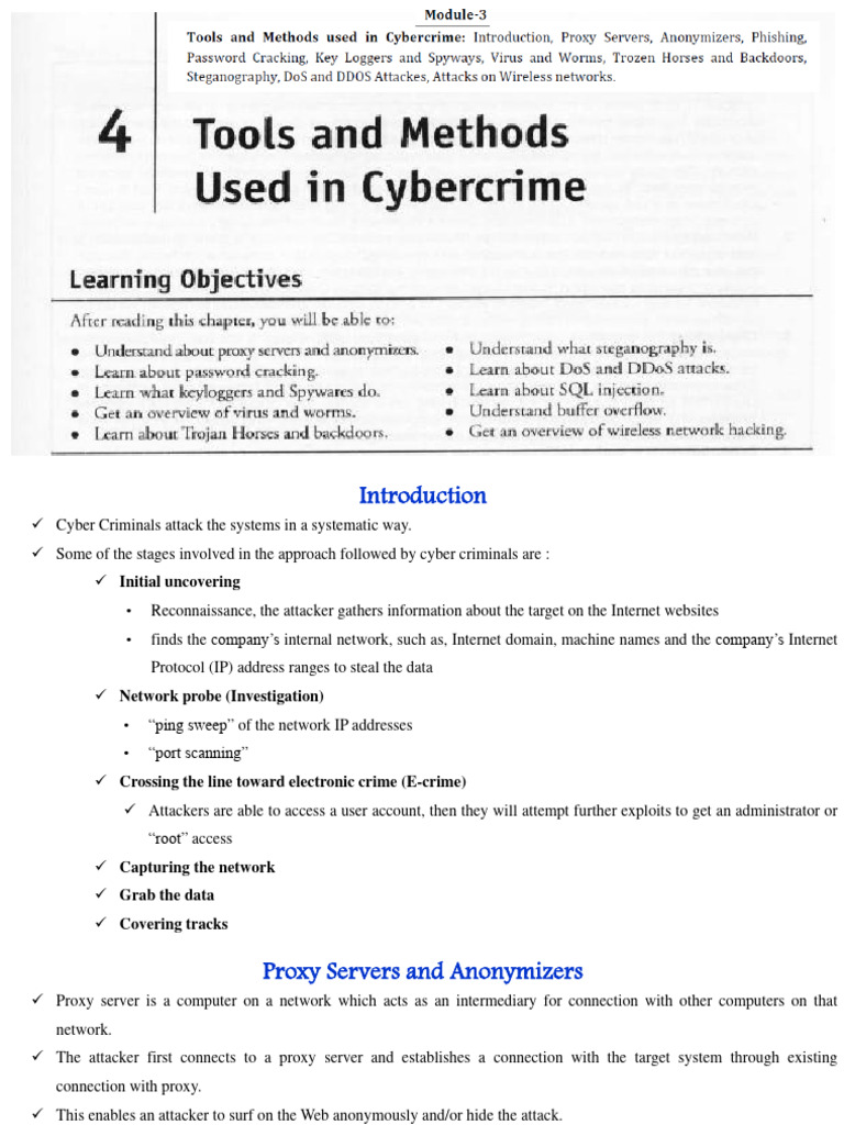 Module 3 Cyb Sec 23112023 | PDF | Denial Of Service Attack | Computer Virus