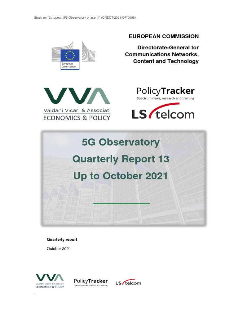 5G Obs PhaseIII - Quarterly Report 13 - Final Version | PDF | European ...