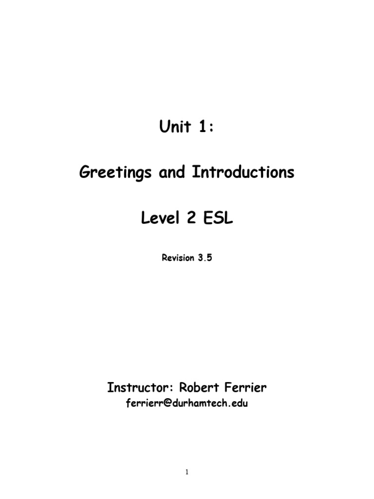 Beginner A1 Guideline | PDF | Classroom | Paragraph