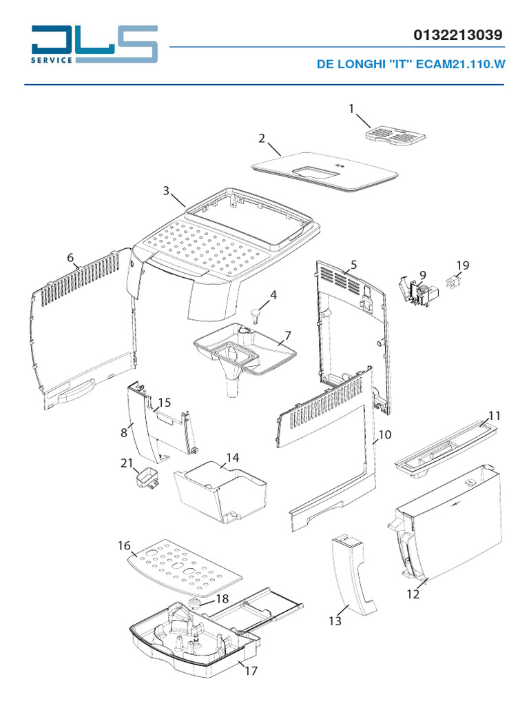 Exploded Veuw ECAM - 21.110.W | PDF