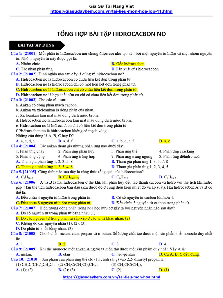 Hidrocacbon No | PDF